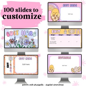Easter Daily Google Slides and Powerpoint Templates With Timers, Spring ...