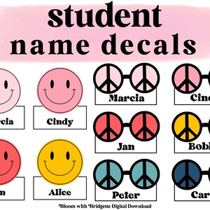 Groovy Bulletin Board and Student Activities, Printable Classroom Decor ...