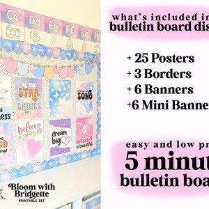 Swiftie Inspired Classroom Poster Display, EDITABLE Posters, Easy ...