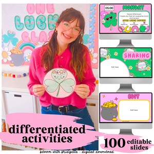 St. Patricks Day Classroom Decor Bundle, Bulletin Board, Posters ...