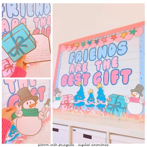 Christmas Bulletin Board Kit and Student Activity, Classroom Door Decor ...