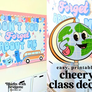 Retro End of Year Bulletin Board Kit and Student Activity, Summer ...