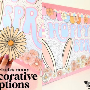 Retro Easter Classroom Decor Bundle, Classroom Slides, Editable Spring ...