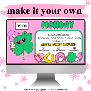 St. Patricks Day Daily Google Slides and Powerpoint Templates With ...