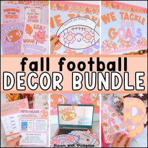 Fall Classroom Decor Bundle, Bulletin Board, Classroom Slides, Posters ...