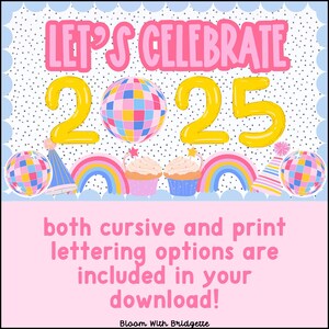 New Year Bulletin Board Kit, Student Activity, Bright Classroom Door ...