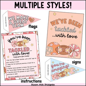 You've Been Tackled With Love, Fall Staff Morale Booster, Kindness ...