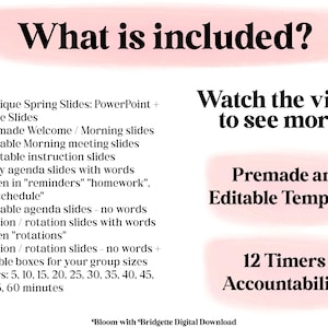 Spring Slide Templates, Powerpoint and Google Slides ™, Classroom ...