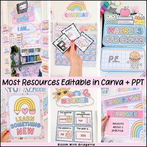 Composition Notebook Classroom Decor | Bilingual Friendly | Pastel ...