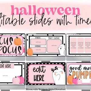 Seasonal Classroom Slide Templates With Timers Bundle, Holiday ...
