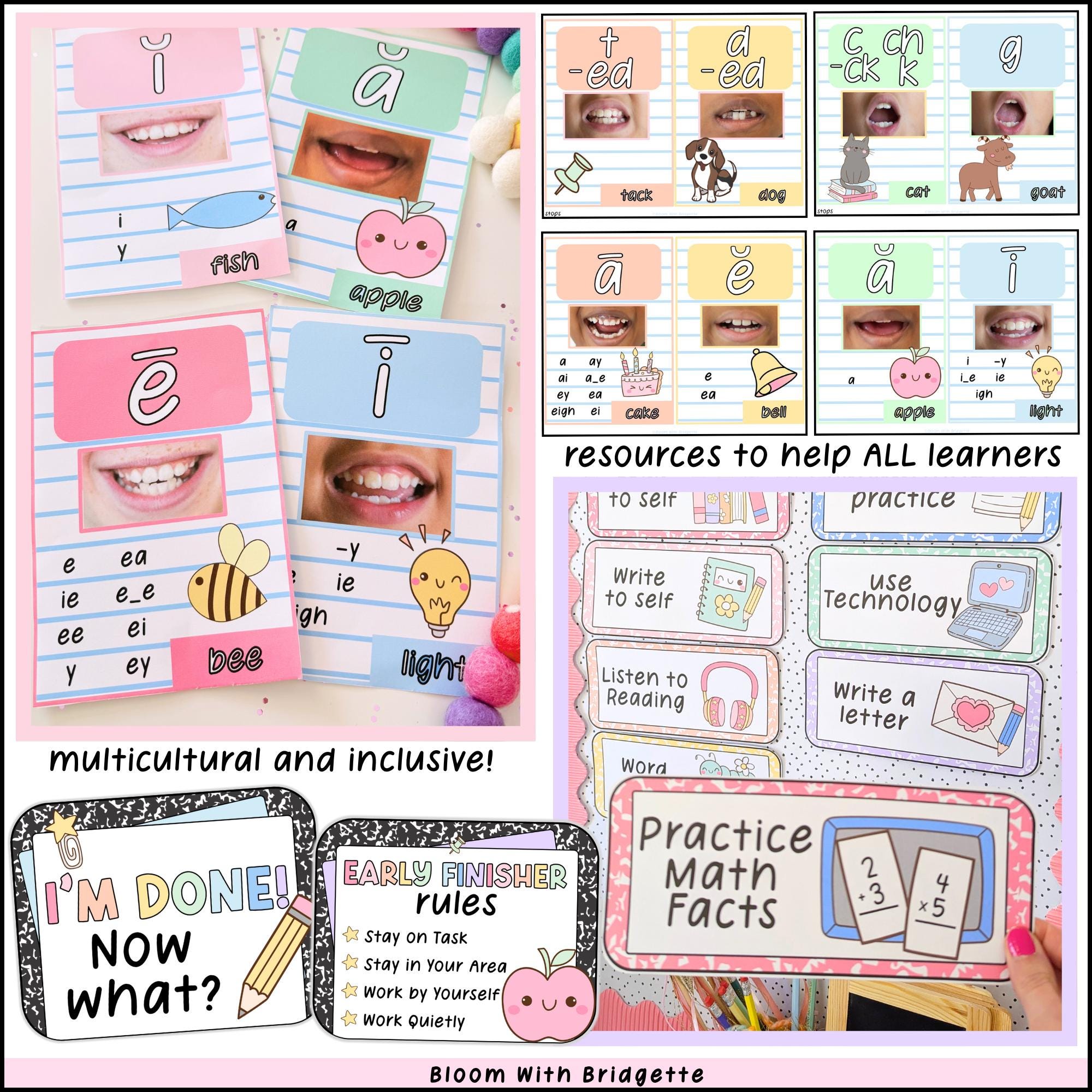 Composition Notebook Classroom Decor | Bilingual Friendly | Pastel ...