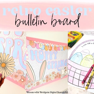 Retro Seasonal Bulletin Board Bundle, Seasonal Themed Student ...