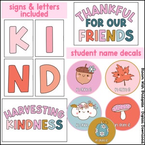Thanksgiving Bulletin Board, Classroom Decor, Kindness Bulletin Board ...