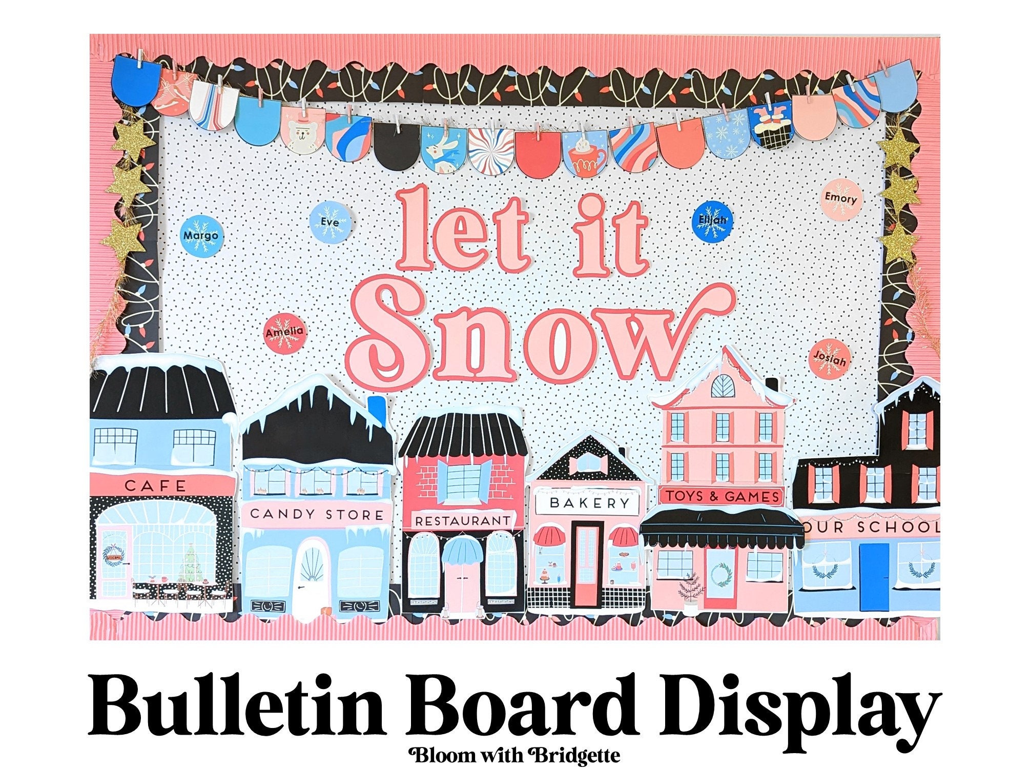 Christmas and Winter Themed Printable Classroom Decor Bundle - Etsy