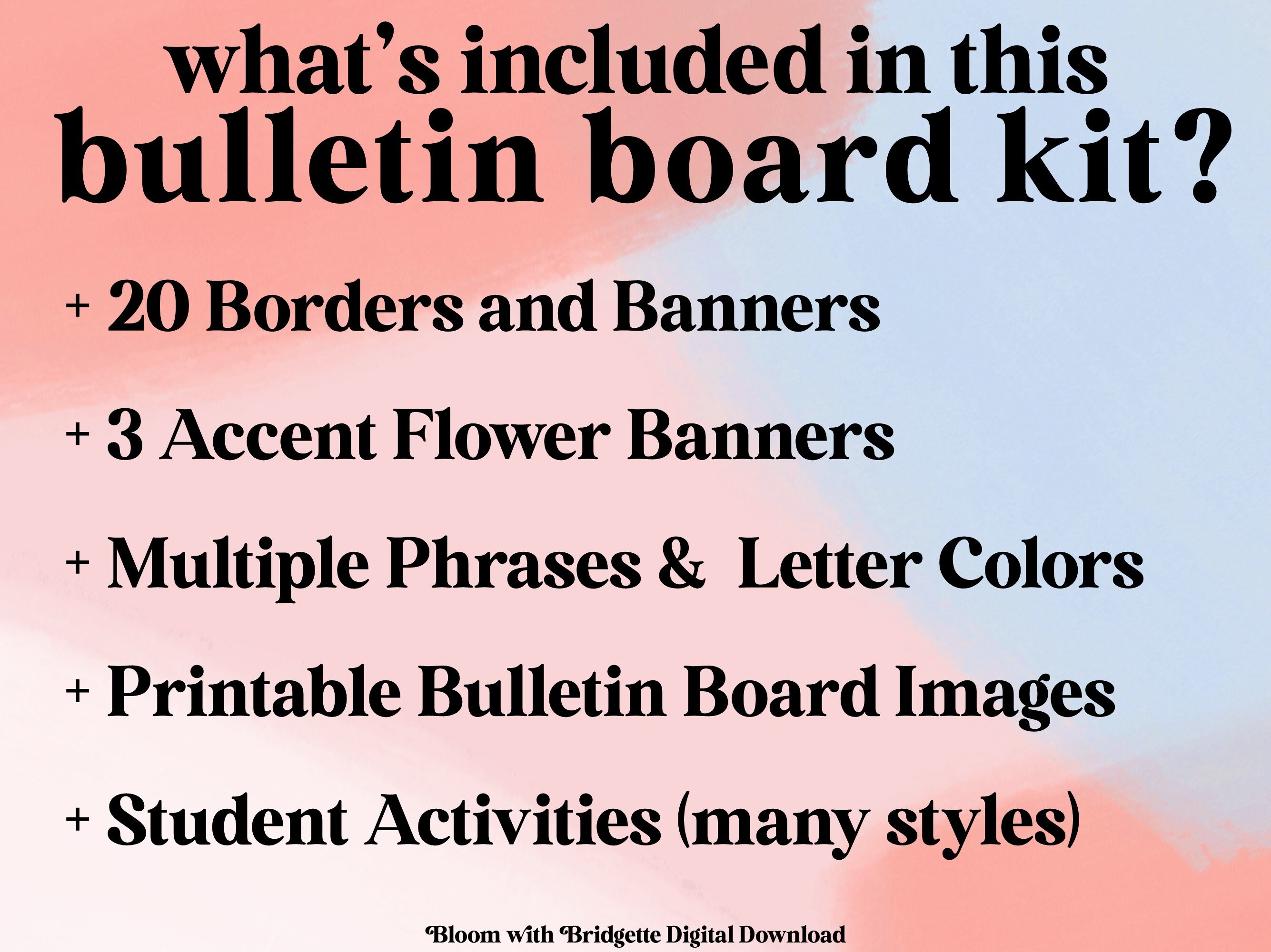 Retro Spring Bulletin Board Kit and Student Activity, Spring Bulletin ...