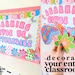 Retro Spring Bulletin Board Kit and Student Activity, Spring Bulletin ...