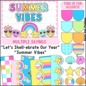 Summer Classroom Makeover | Cutesy Beach Decor | Daily Slides ...