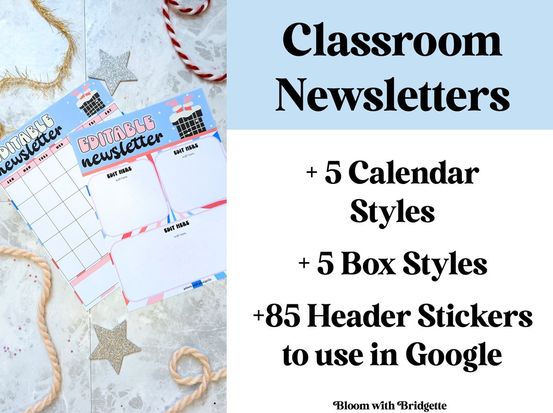 Christmas and Winter Themed Printable Classroom Decor Bundle - Etsy