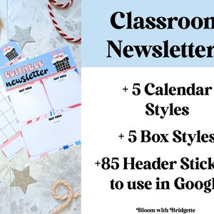Christmas and Winter Themed Printable Classroom Decor Bundle, Bulletin ...
