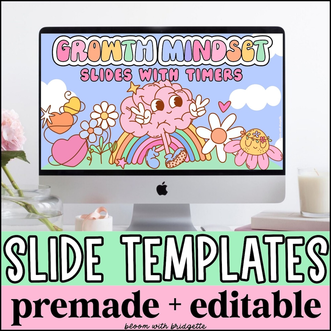 Growth Mindset Classroom Slide Templates, Daily Google Slides and ...