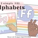 ASL american Sign Language Alphabet Posters, Modern Pastel Classroom ...