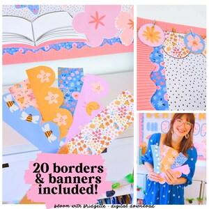 Bright Spring Classroom Decor Bundle, Bulletin Board, Posters ...