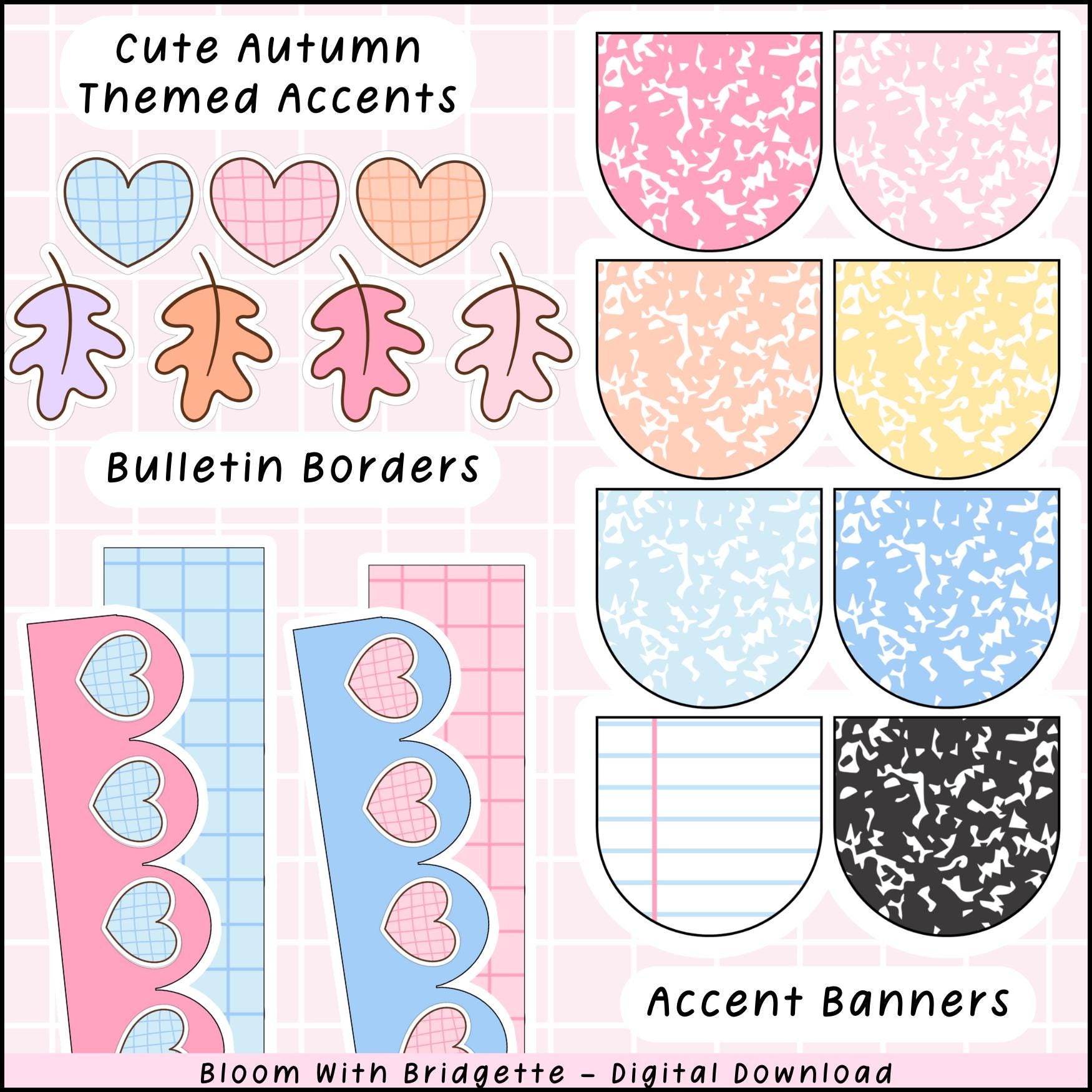 Thanksgiving Bulletin Board, Bilingual Composition Notebook Decor ...