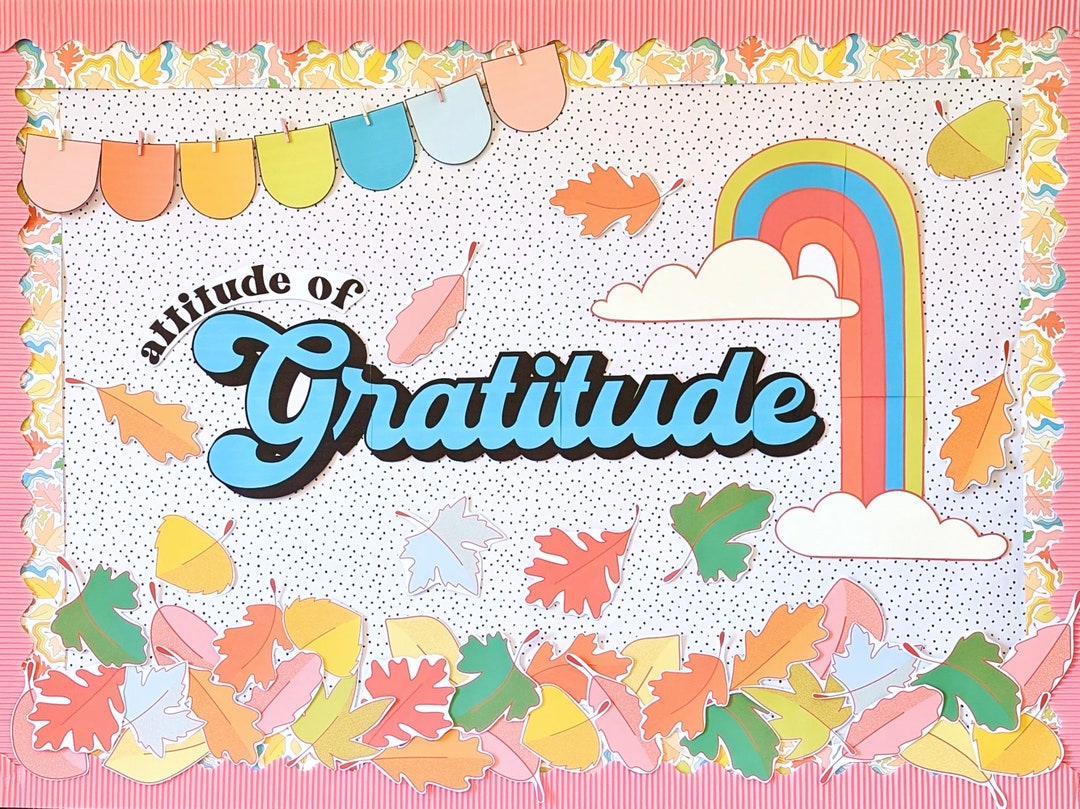 Retro Thanksgiving Bulletin Board, Fall Bulletin Board, Classroom Door ...