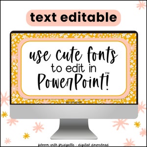 Sunshine Theme Classroom Slide Templates, Daily Google Slides and ...