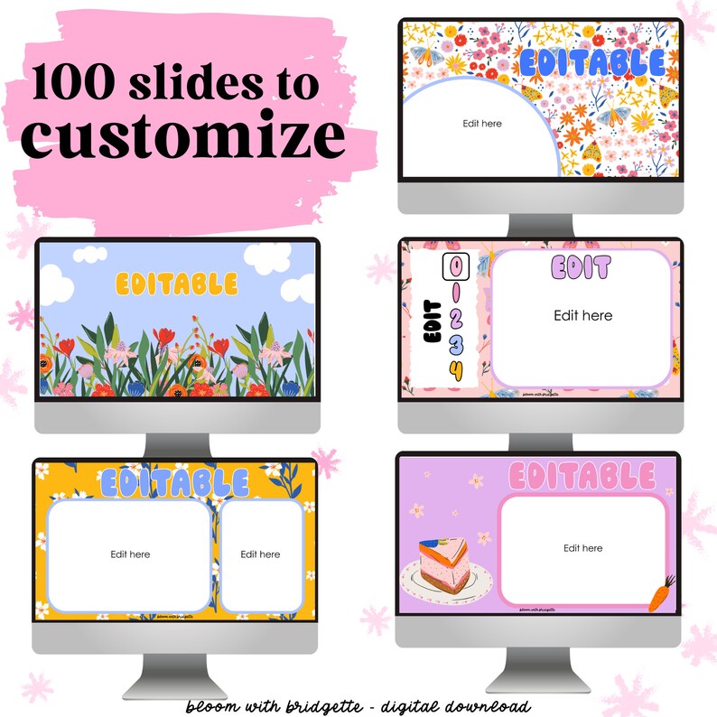 Bright Spring Daily Google Slides and Powerpoint Templates With Timers ...
