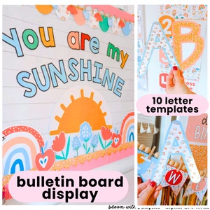 Sunshine Classroom Decor Mini Bundle, Back to School Decorations ...