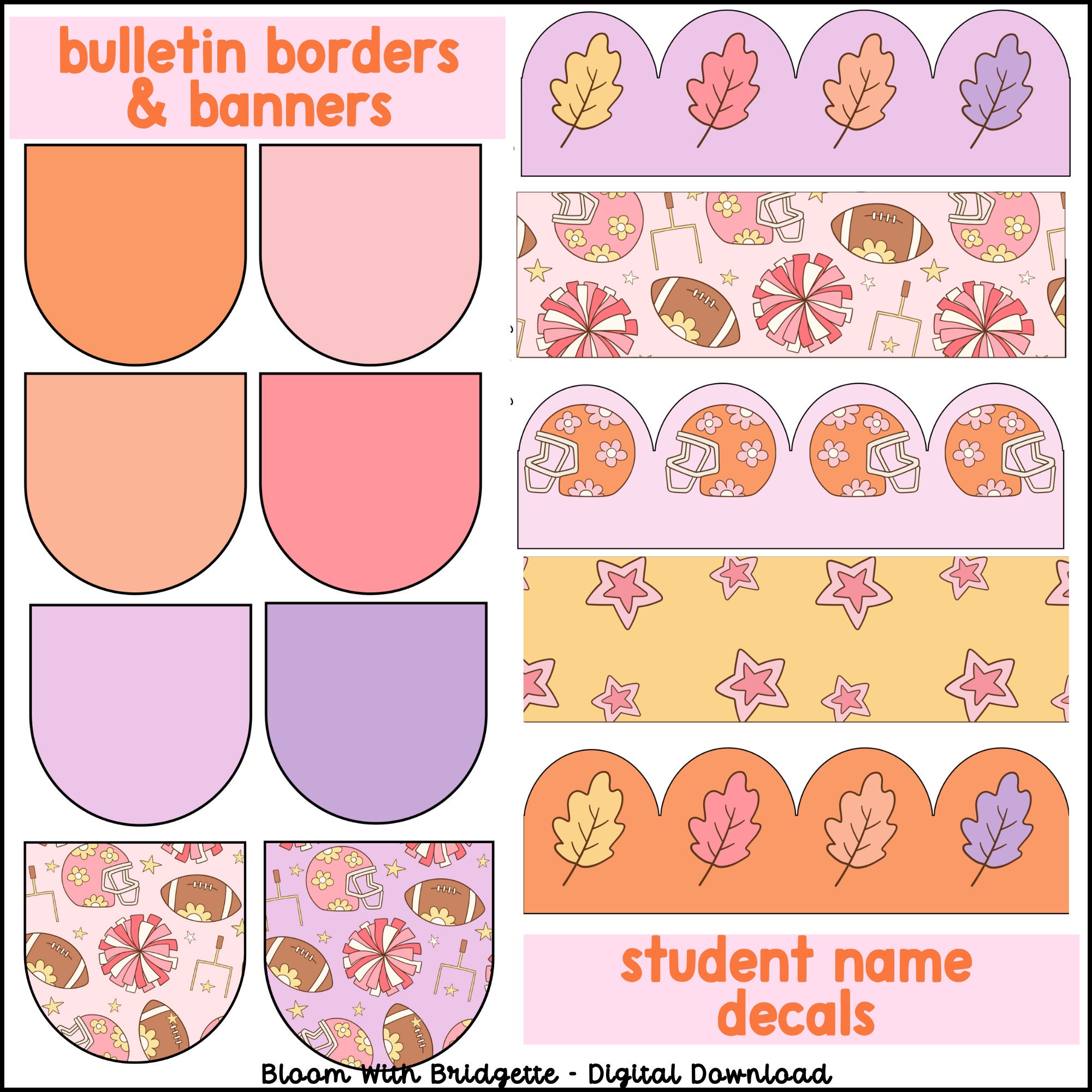 Fall Football Bulletin Board, Classroom Decor, Bulletin Board, Goal ...