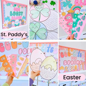 Seasonal Classroom Bulletin Board Bundle, Holiday Bulletin Board MEGA ...