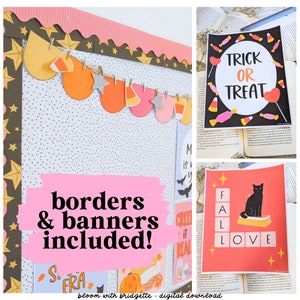 Halloween Bulletin Board, Editable Halloween Posters, Classroom Door ...
