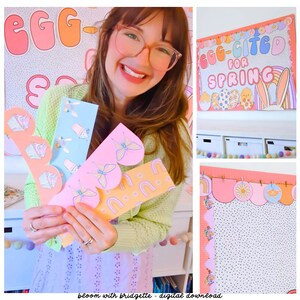 Easter Spring Bulletin Board, March Bulletin Board, Spring Craft ...