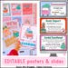 Christmas Classroom Decor Bundle, Bulletin Board, Classroom Slides ...