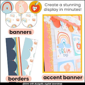 Sunshine Classroom Poster Display, Colorful Classroom Decorations, Text ...