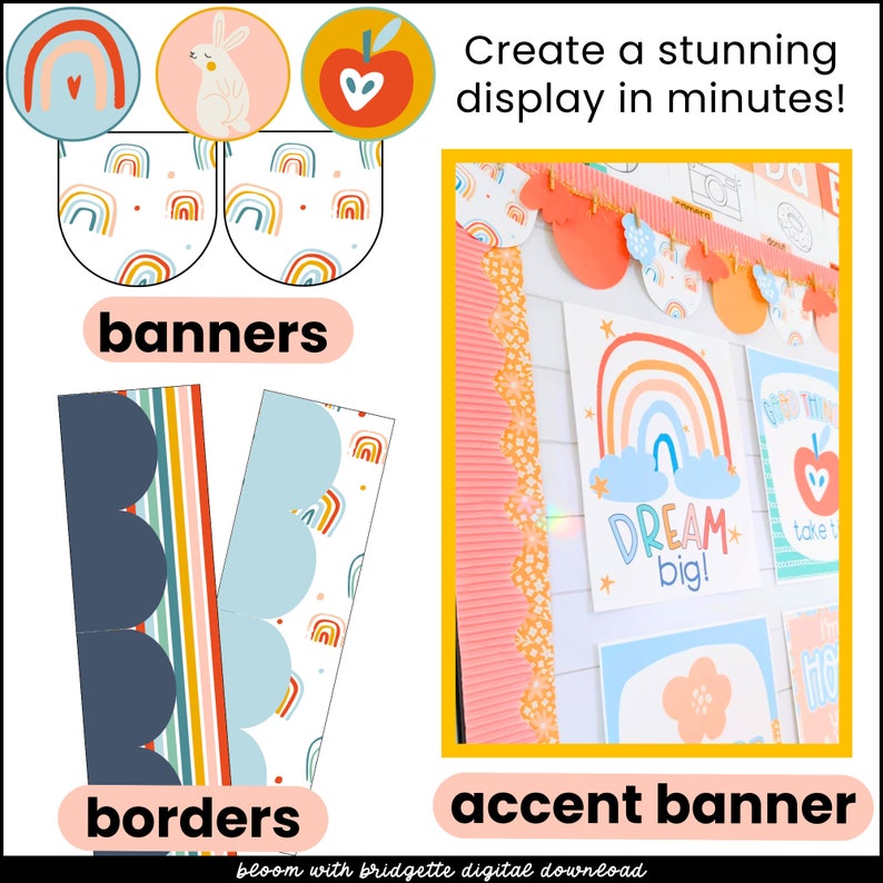 Sunshine Classroom Poster Display, Colorful Classroom Decorations, Text ...