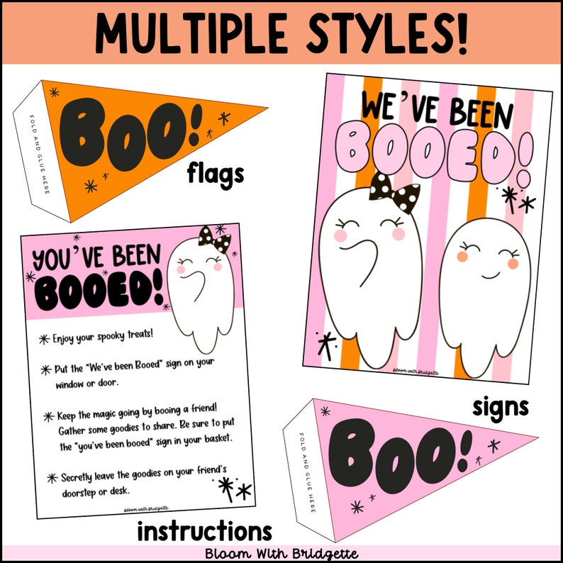 You've Been Booed, Fall Staff Morale Booster, Kindness Activity ...