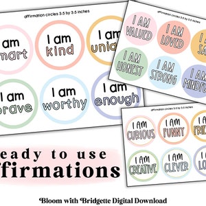 Affirmation Station, Pastel Classroom Theme, Calm Classroom Decor ...