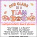 Fall Football Bulletin Board, Classroom Decor, Bulletin Board, Goal ...