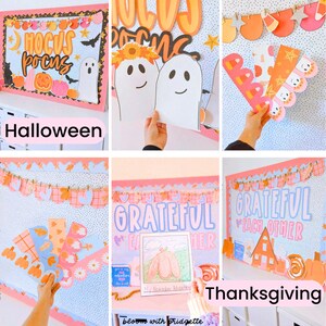 Seasonal Classroom Bulletin Board Bundle, Holiday Bulletin Board MEGA ...