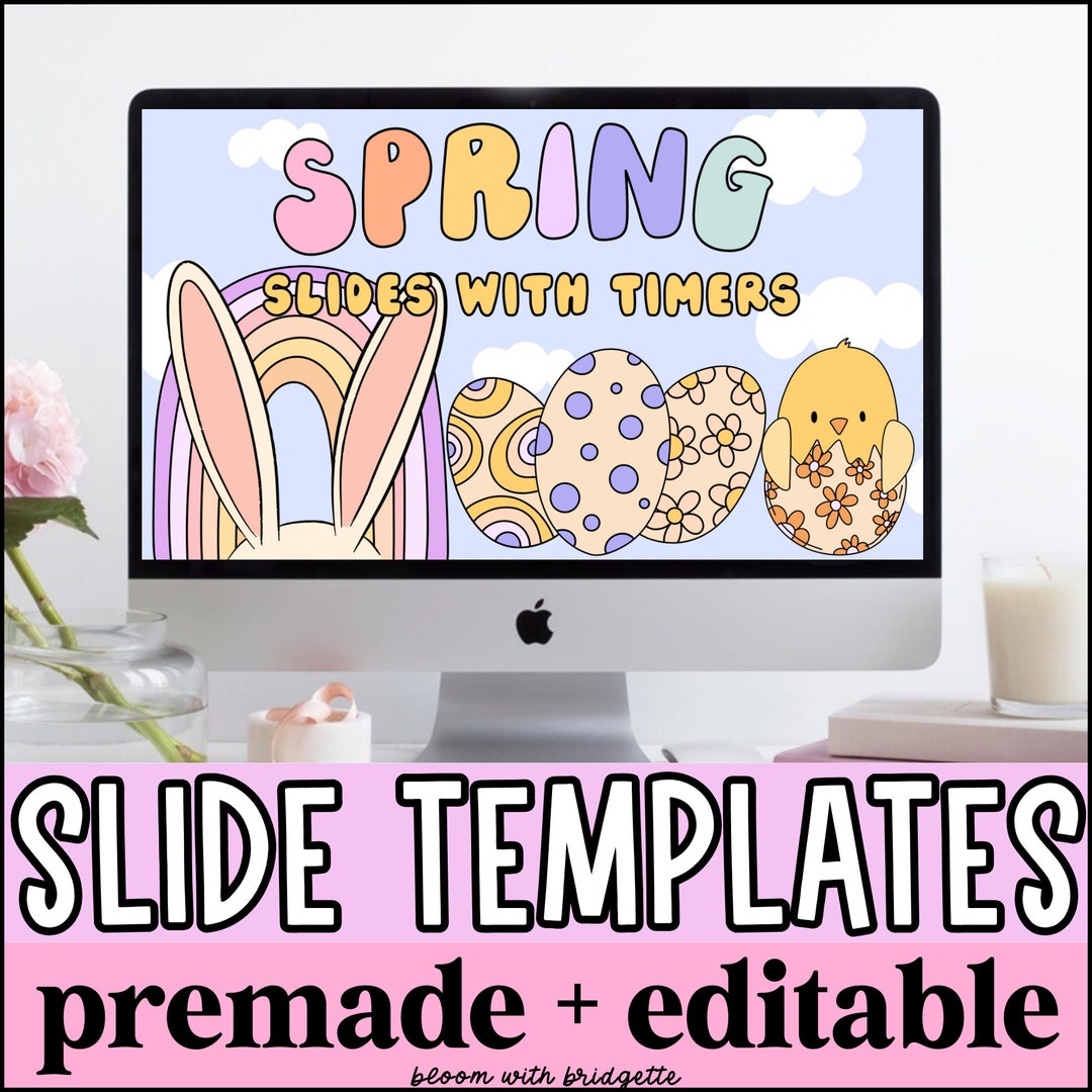 Easter Daily Google Slides and Powerpoint Templates With Timers, Spring ...