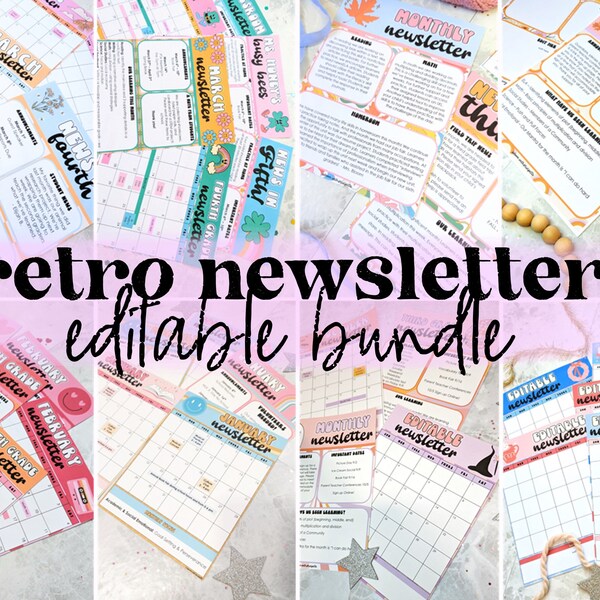 Newsletter Template - Etsy