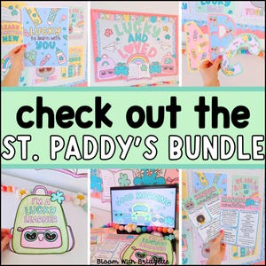 St. Patrick's Day Bulletin Board, Spring Classroom Decor, School Supply ...