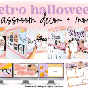 Seasonal Classroom Decor Bundle, Retro Classroom Decor MEGA Bundle ...