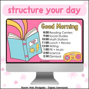 New Year Classroom Slides, Editable Slide Template, Daily Slides ...