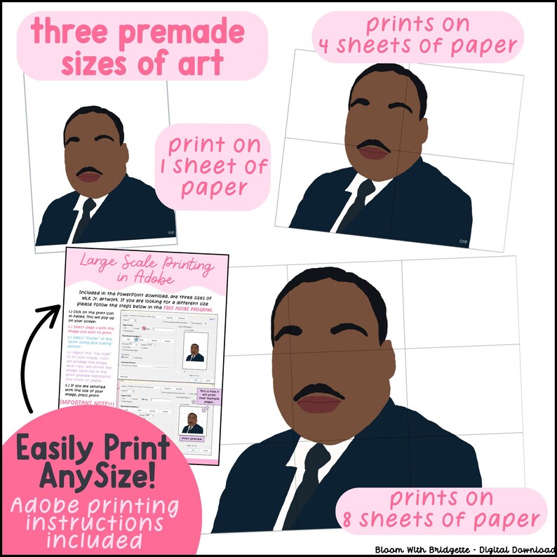 MLK Jr. Dream Bulletin Board, I Have a Dream Student Activity, Black ...