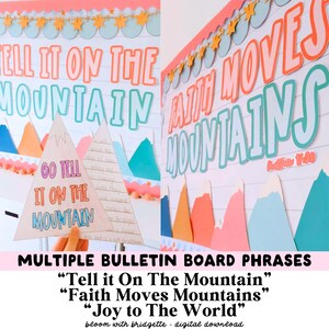 Christian Christmas Bulletin Board Kit and Student Activity - Etsy