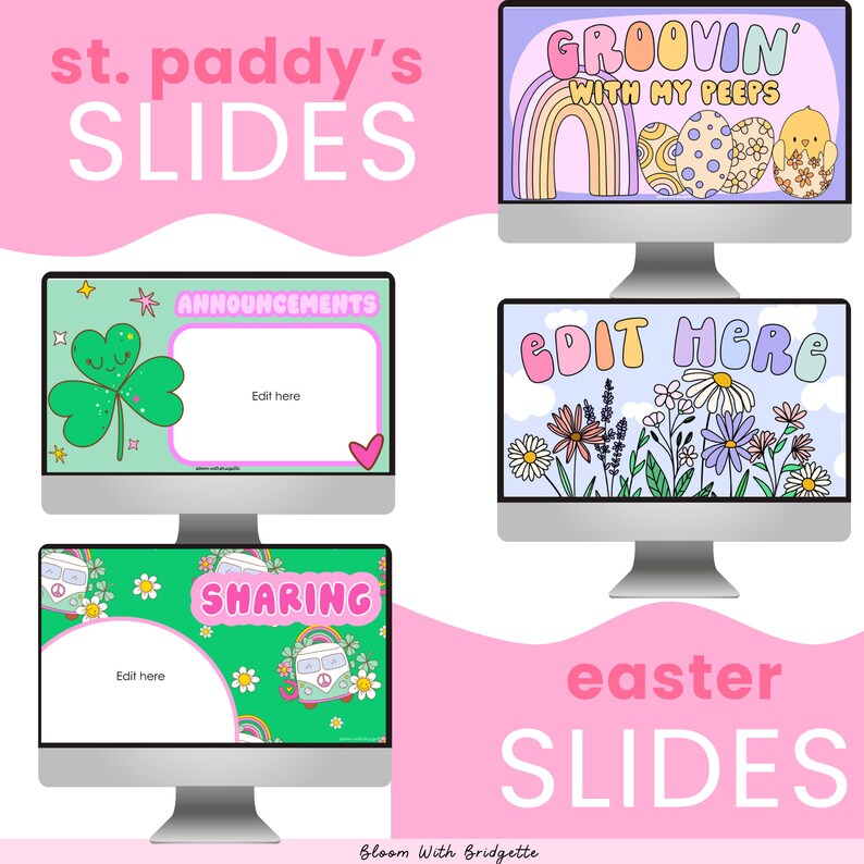 Seasonal Slide Templates Bundle, Holiday Slide Templates MEGA Bundle ...